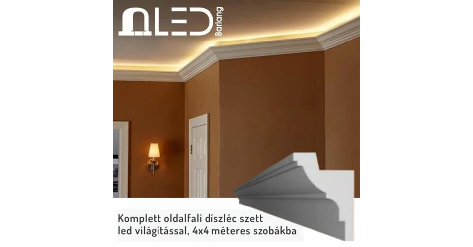 Komplett Oldalfali díszléc szett led világítással !!! - Komplett ...